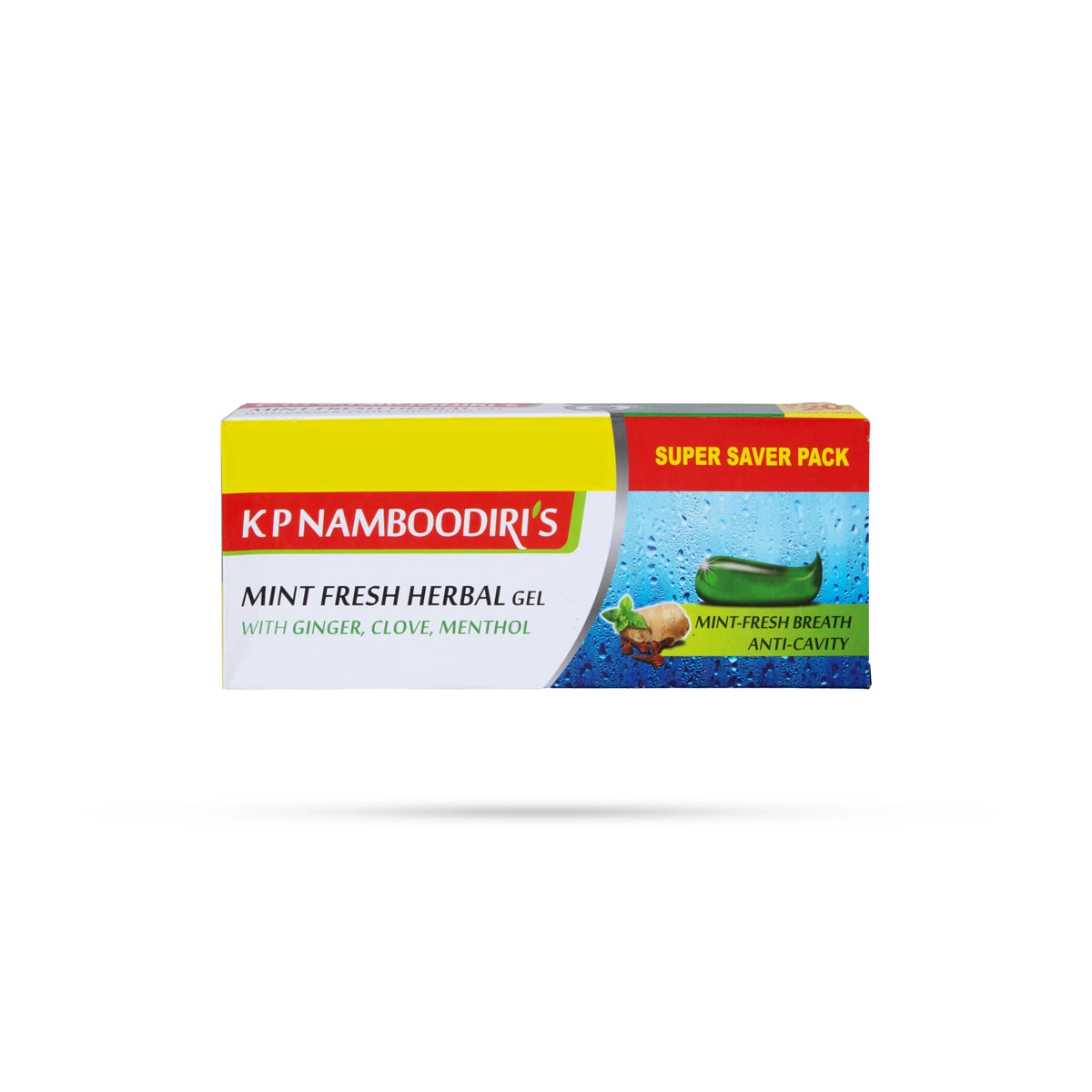 Mint Fresh Herbal Gel with Ginger, Clove, Menthol - 150 Gms | Kp Nambo