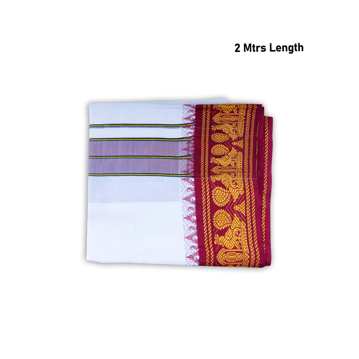 Giri - White Vesti | Traditional Dhoti | Panchalu