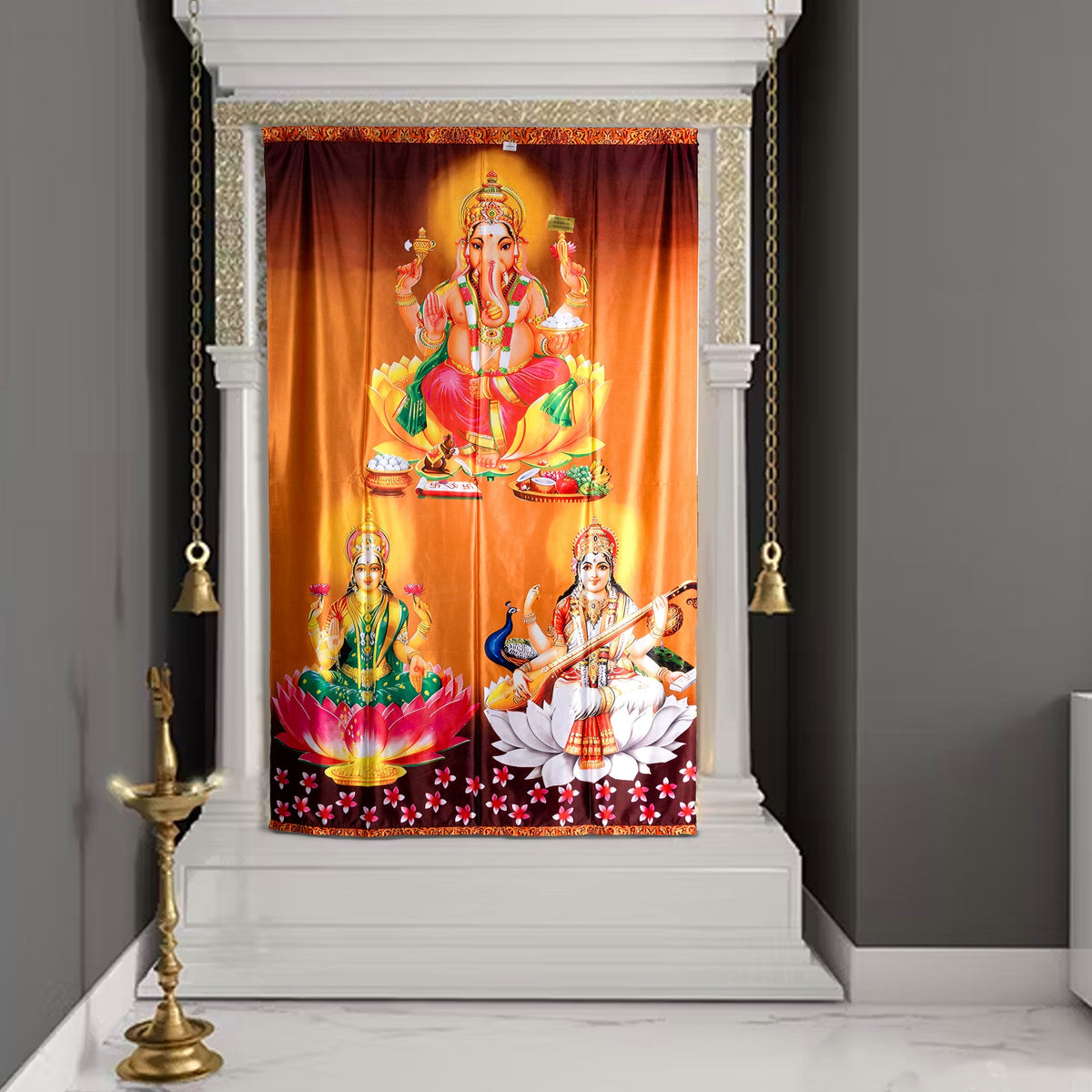 Giri - Pooja Room Screen | Clothes For Decoration | Pooja Screen — Giri ...