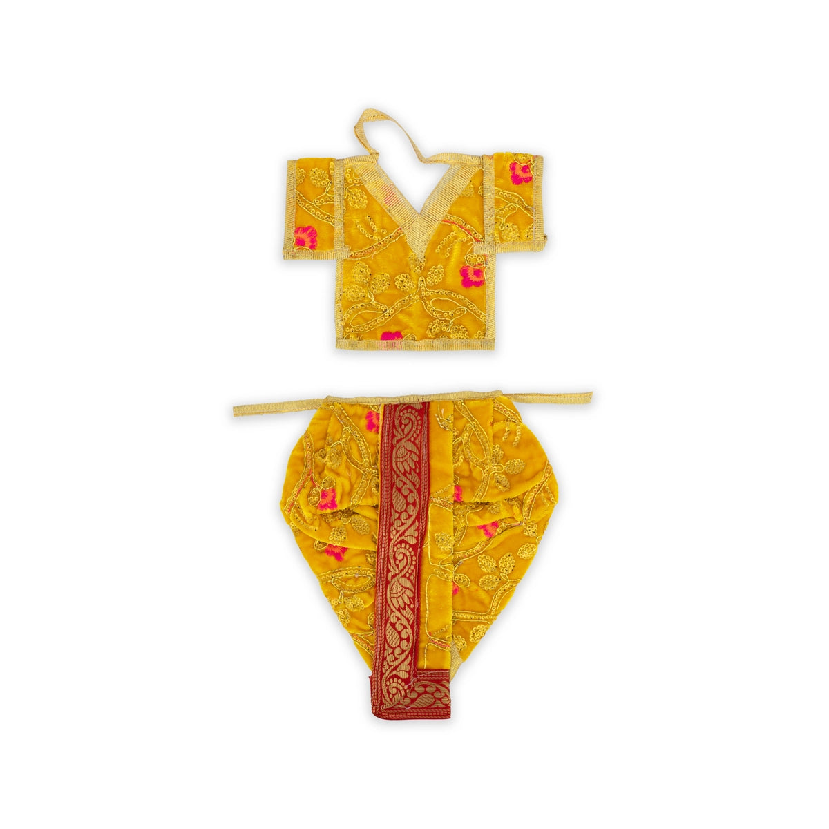 Krishna Dress - 8 Inches | Kanha Dress/ Krishna Fancy Dress for Deity ...