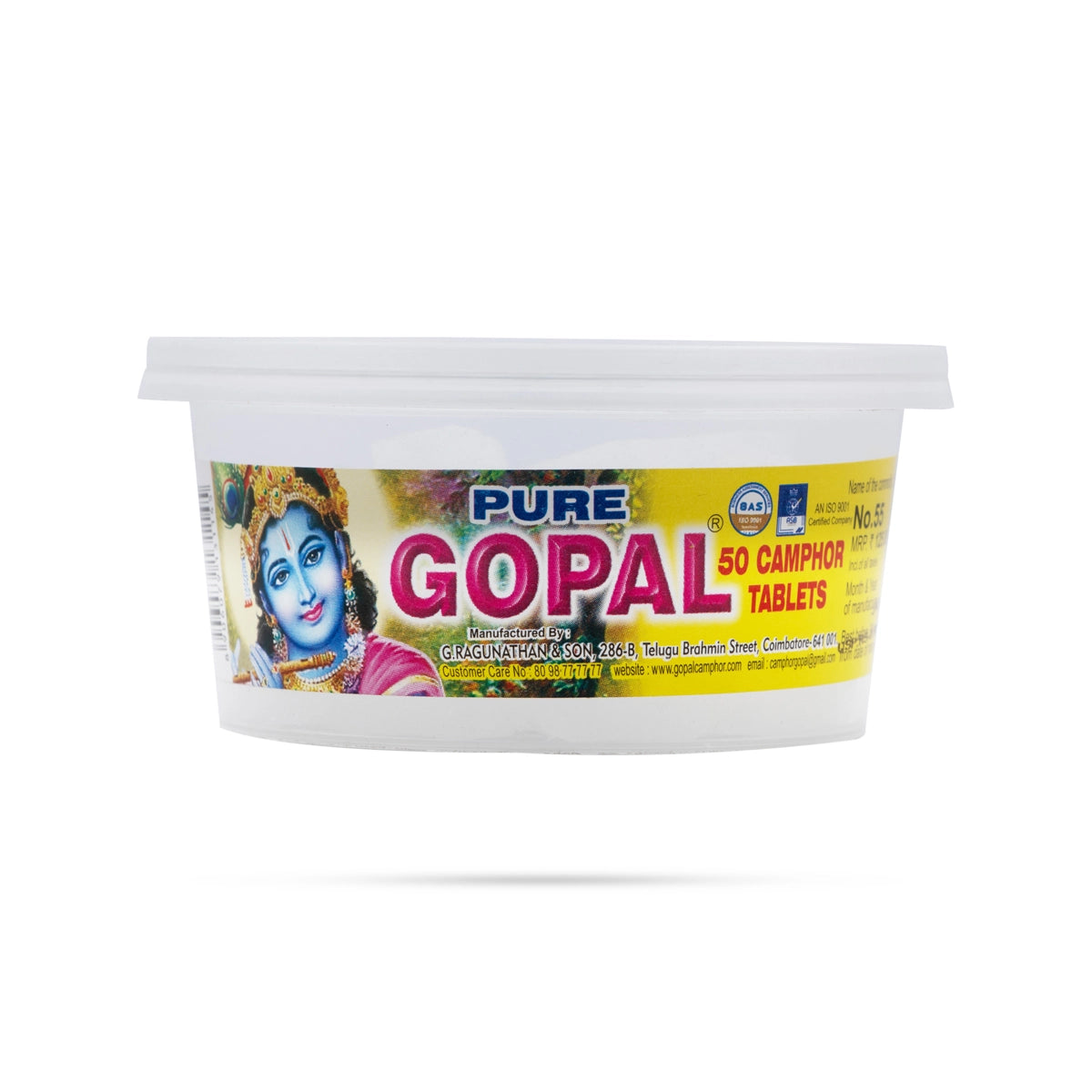 Giri - Gopal Camphor Tablets Box | Camphor Tablets | Kapoor for Pooja