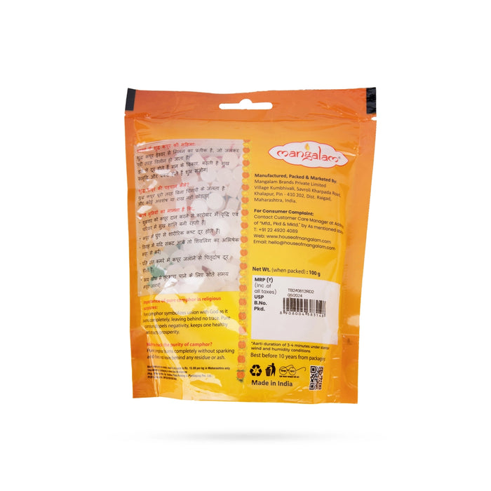 Camphor - 100 Gms | Mangalam Karpooram Pouch/ Kapur/ Kapoor for Pooja — Giri Trading Agency ...