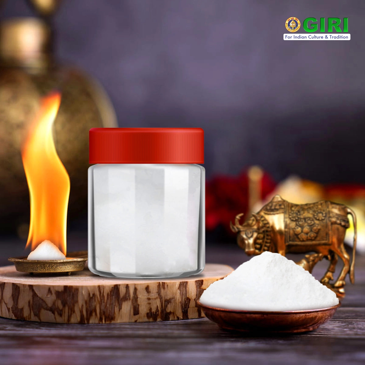 Giri - Pacha Karpuram | Green Camphor | Karpuram Packet
