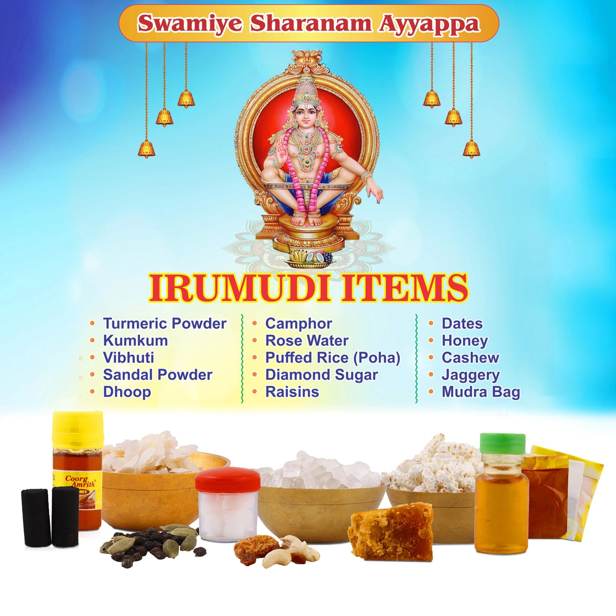 Giri - Ayyappan Irumudi Pooja Item | Ayyapa Pilgrimage Kit ...