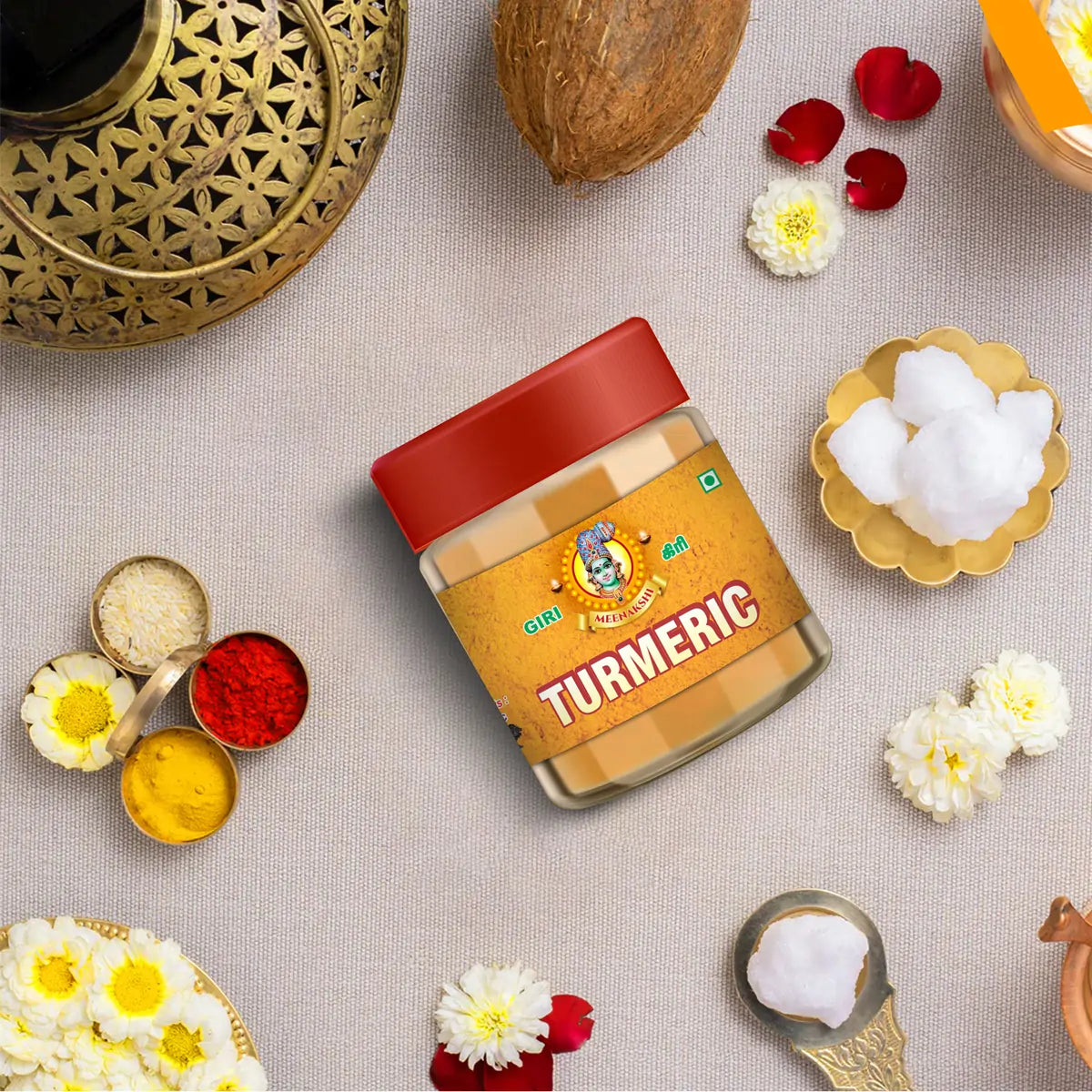 Giri - Turmeric Powder - 50 Grams | Manjal Thool for Pooja | Haldi Powder
