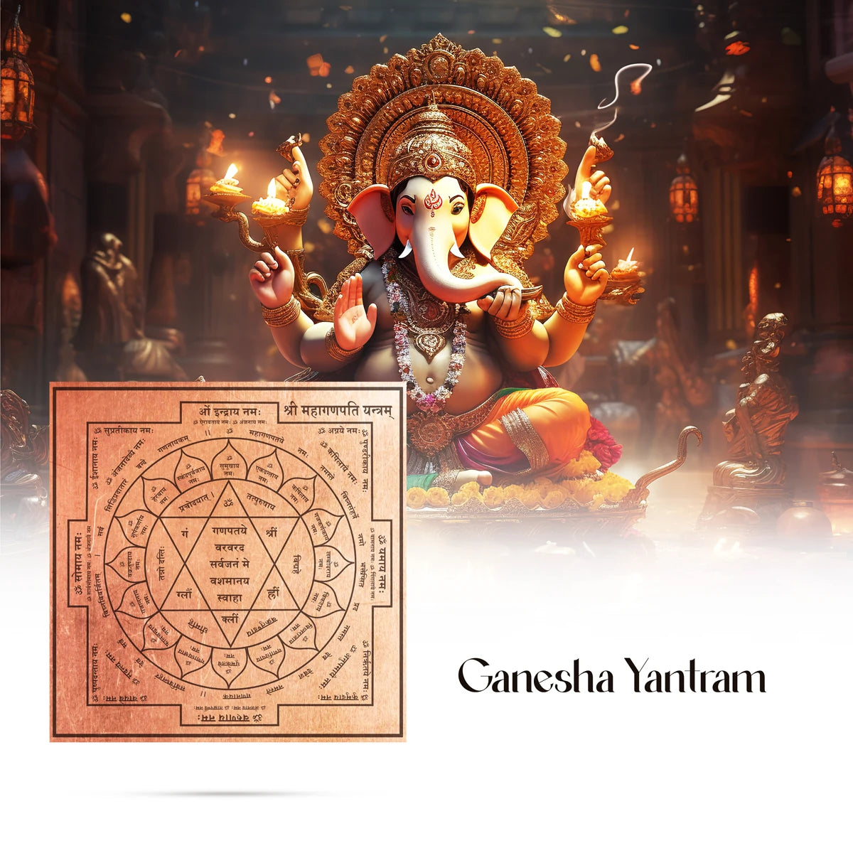 Giri - Ganpati Yantra | Original Ganesh Yantra | Ganapathi Yantram