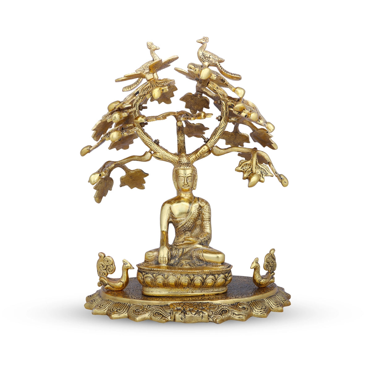 Giri - Buddha Sitting Under Tree | Buddha Sitting Statue | Buddha Idol ...
