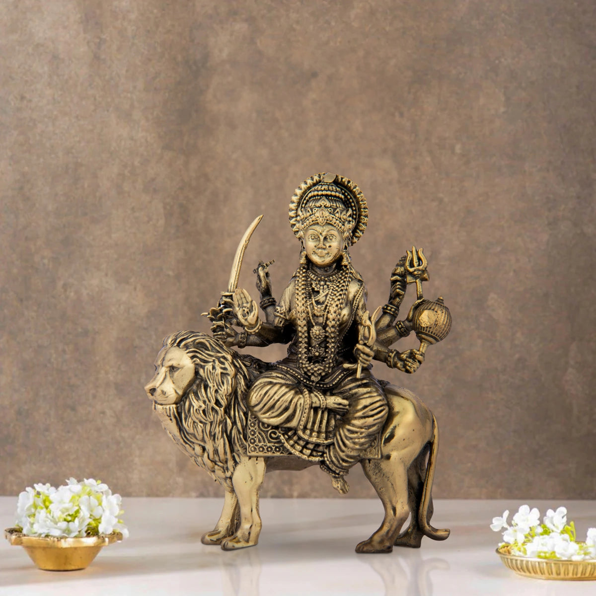 Giri - Durga Maa Murti | Brass Durga Idol | Durga Statue