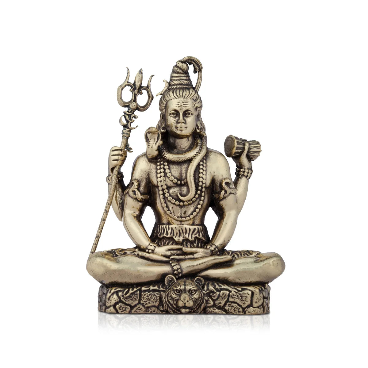 Giri - Sitting Shiva | Brass Shiva Statue | Shiva Murti