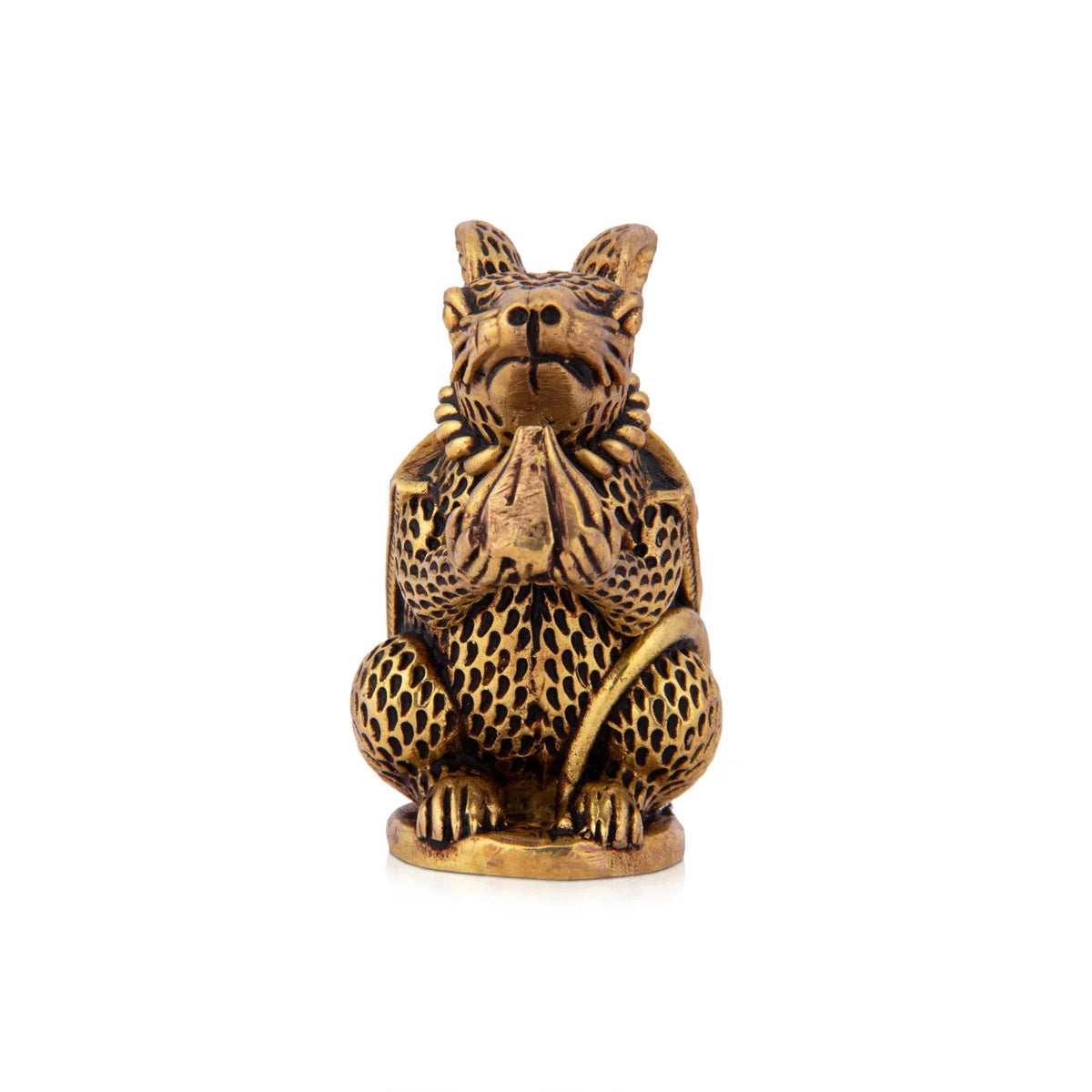 Giri - Ganesha's Rat | Mouse Statue | Brass Rat | Ganesh Ji Vahan