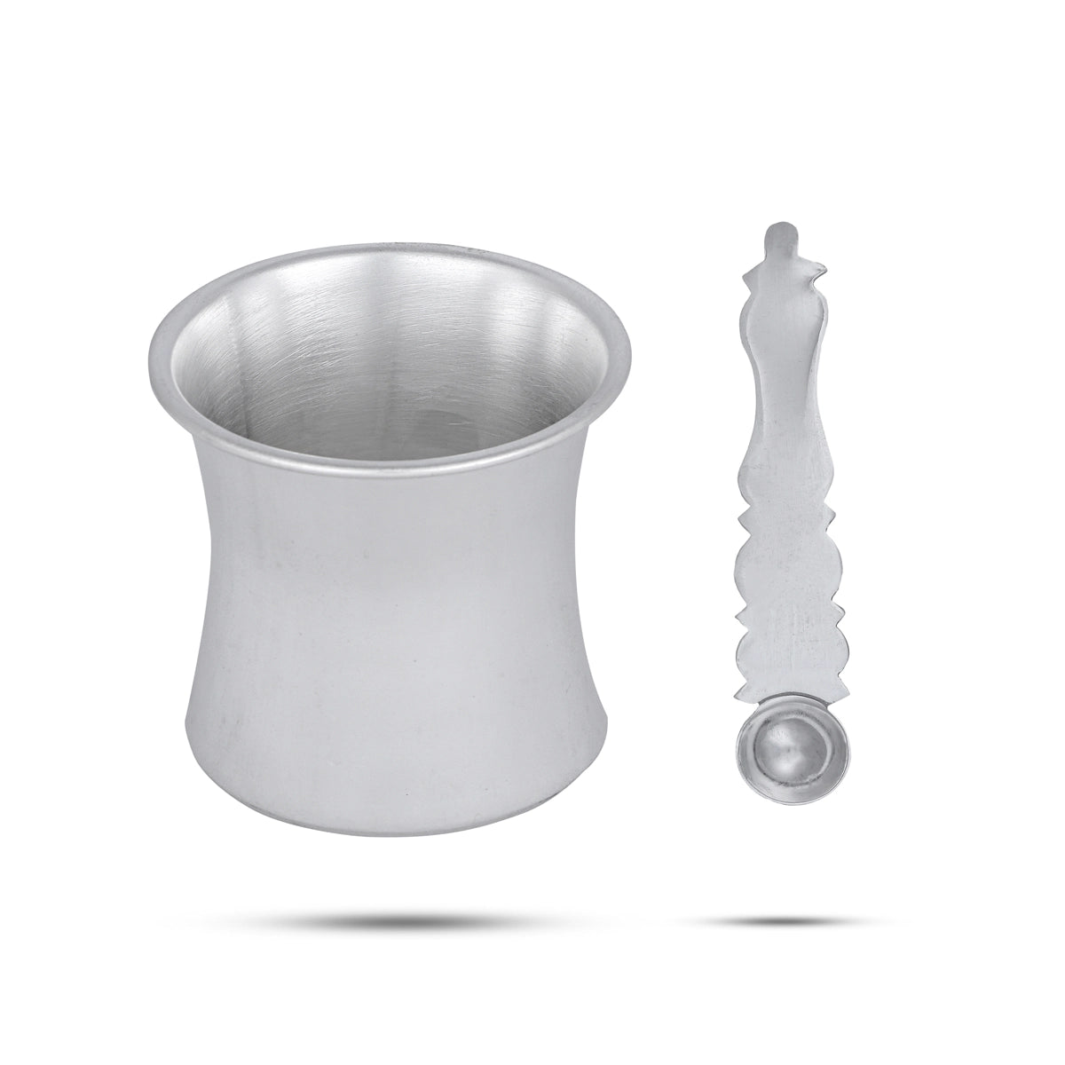 Giri - Panch Patra Uddharani Set | Silver Pooja Items | Pancha Patra