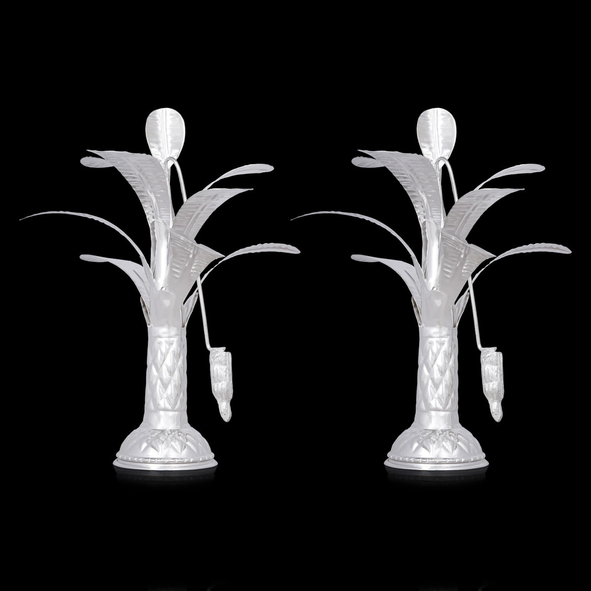 Giri - Silver Banana Tree for Pooja | Mandir Decoration | Pooja Decor ...