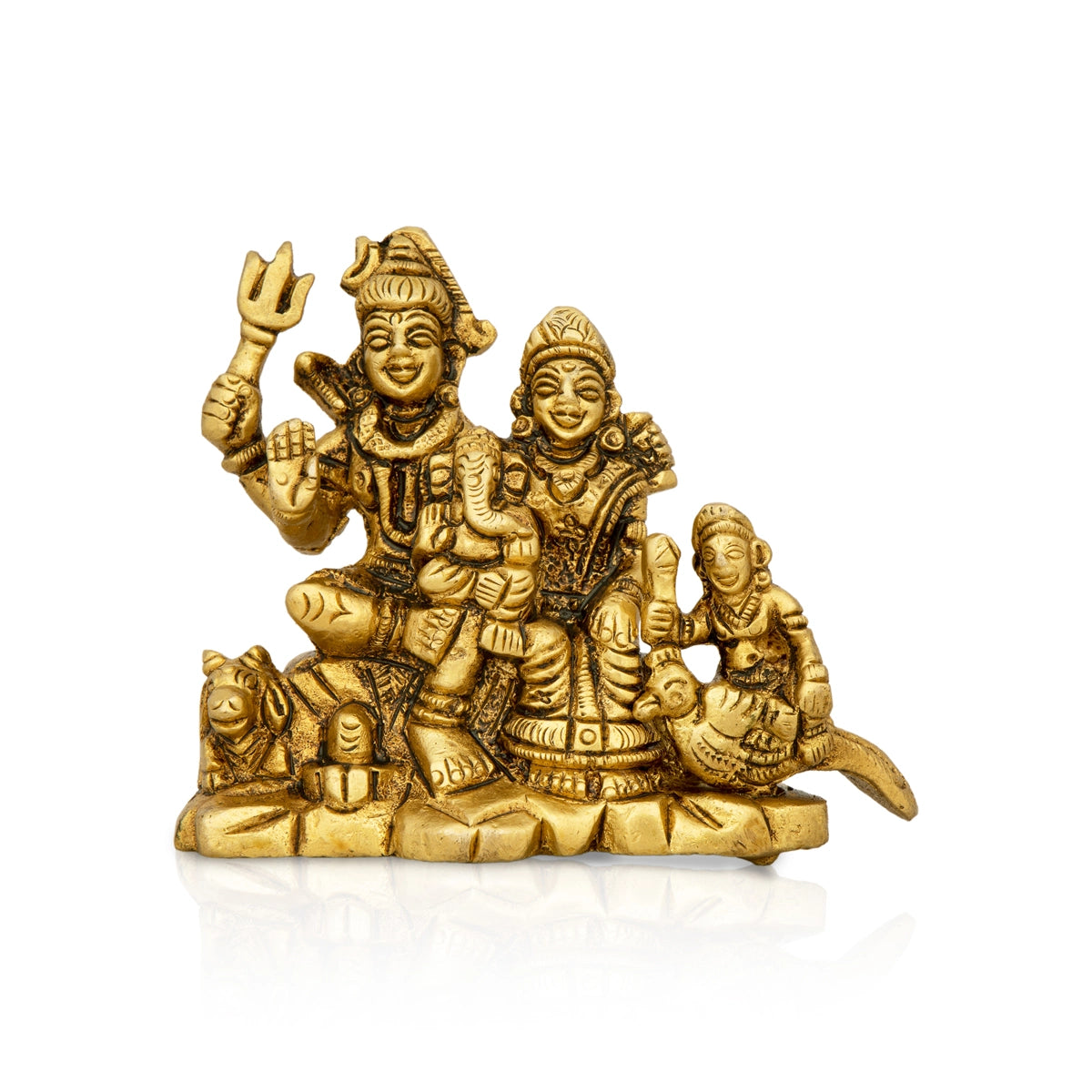 Giri - Shiva Statue | Brass Shiva Idol | Sitting Shiva Murti