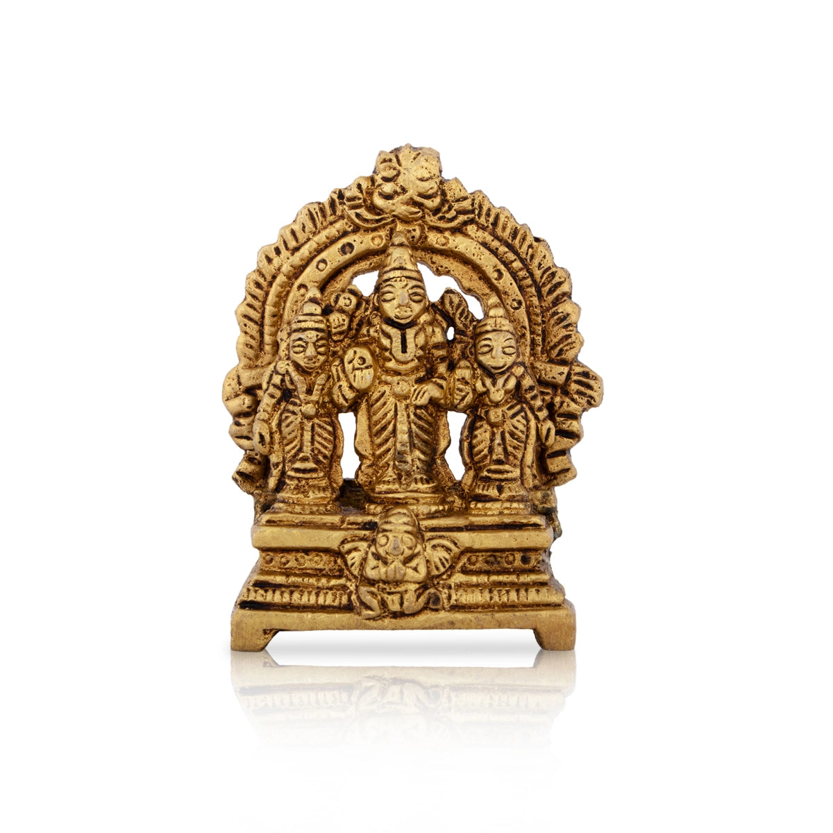 Giri - Balaji Sridevi Bhudevi With Arch Statue | Brass Statue