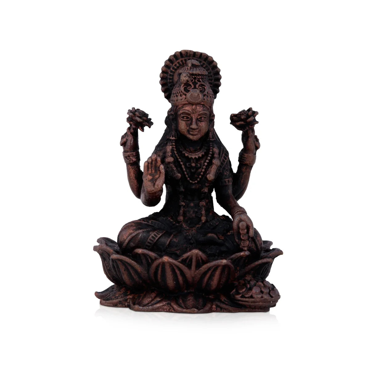 Giri - Lotus with Lakshmi | Copper God Idols | God Statue