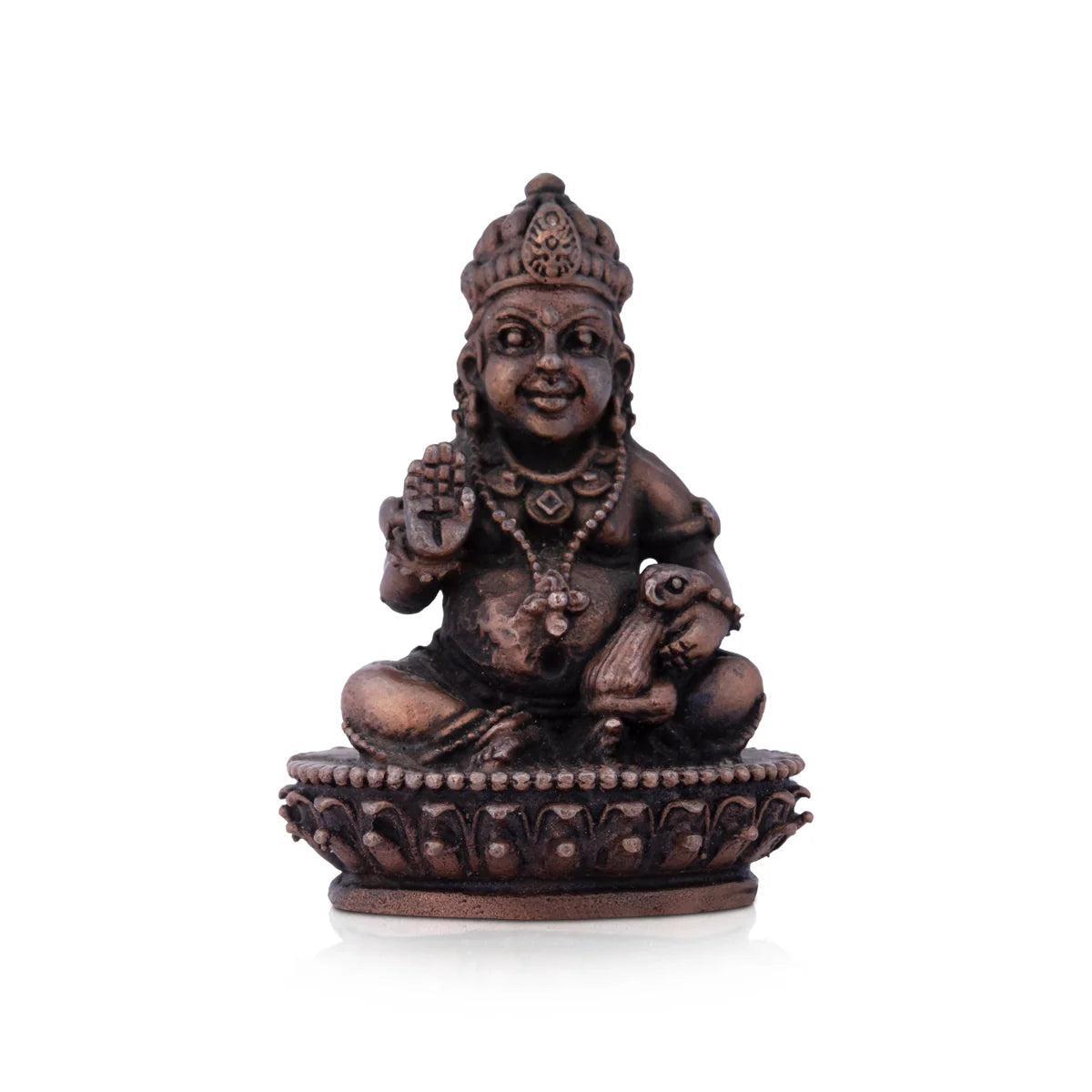 Giri - Copper Kubera Statue | Kuber Idol | Kuber Murti For Home