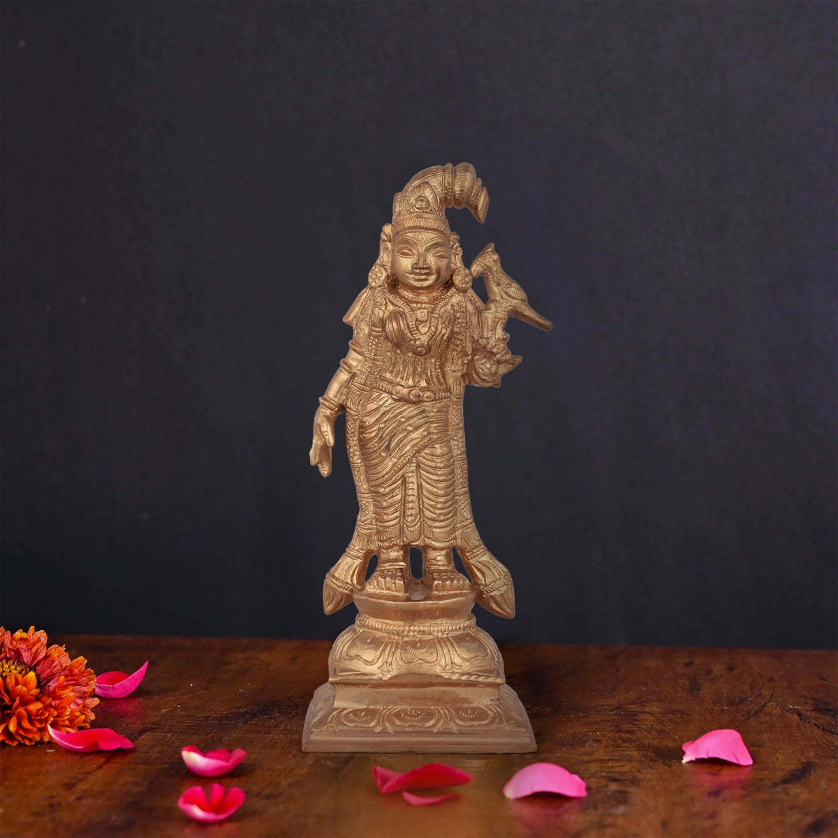 Giri - Panchaloha Andal Idol | Andal Statue | Goda Devi Statue