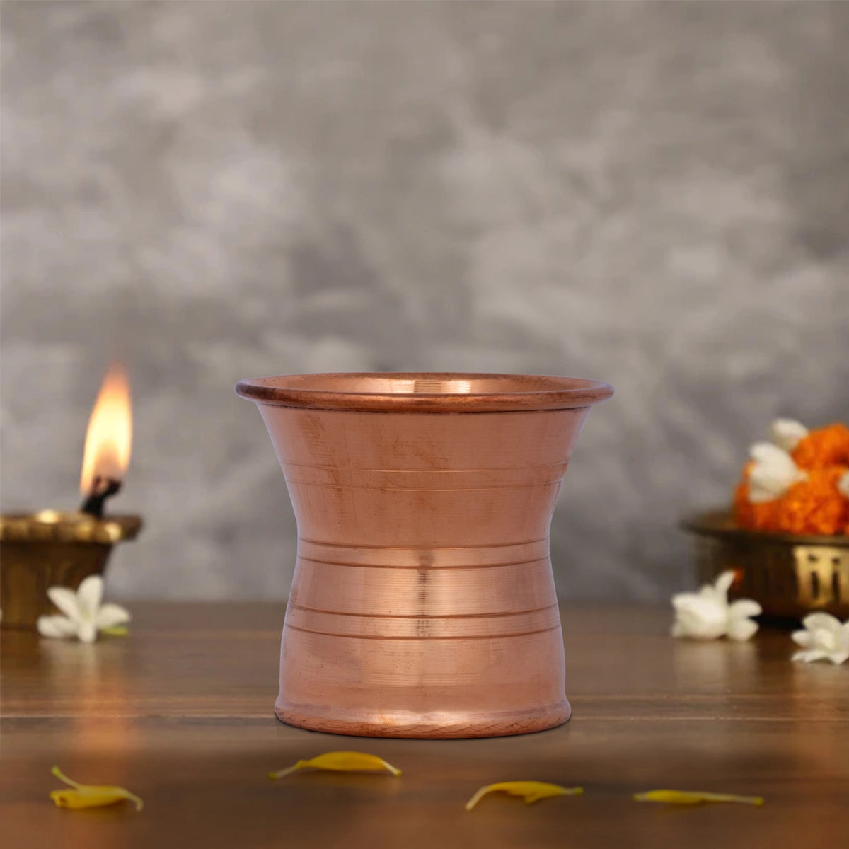 Giri - Copper Panchapatra Set | Pancha Patra | Panchapathiram