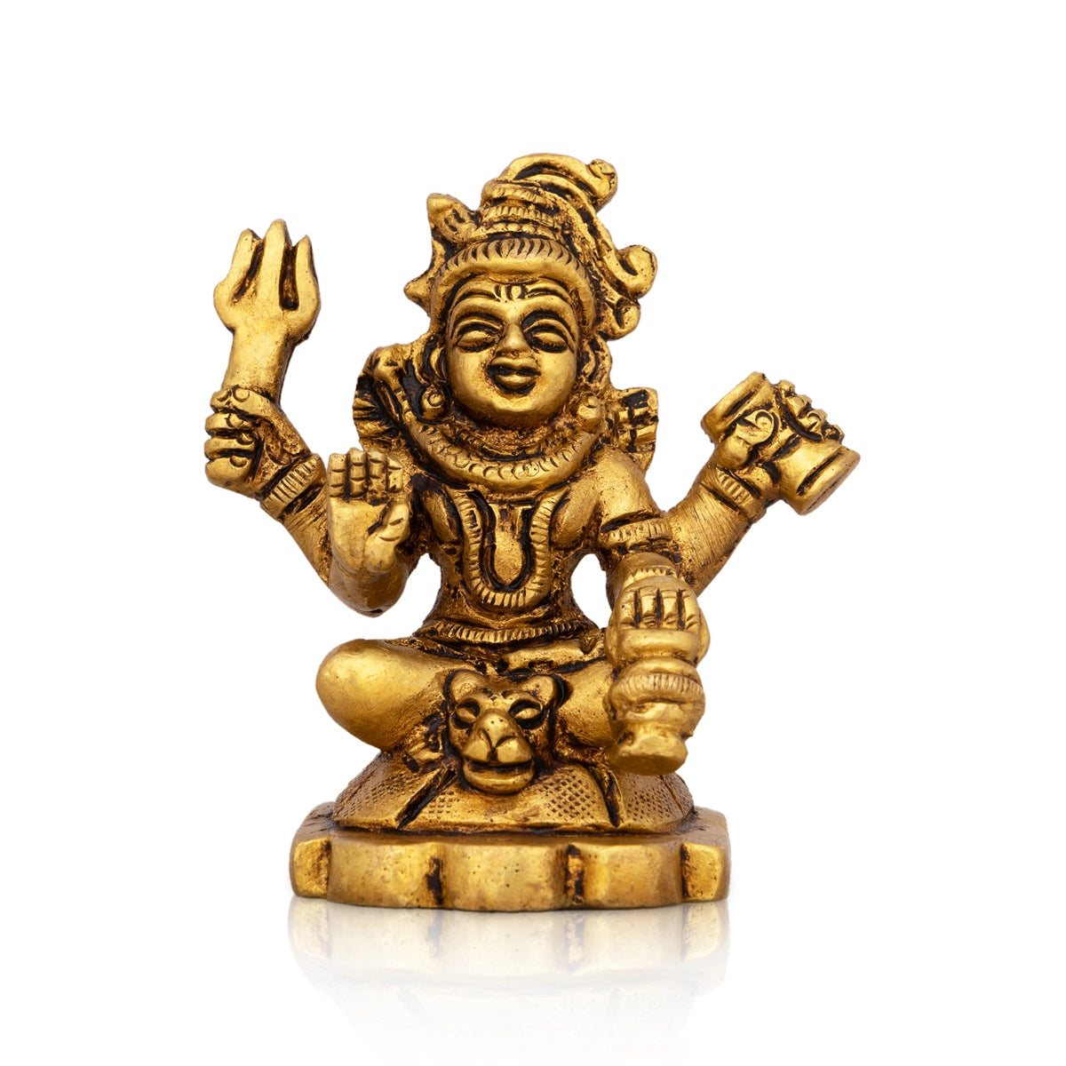 Giri - Sitting Shiva Statue | Brass Shiva Idol | Shiva Murti