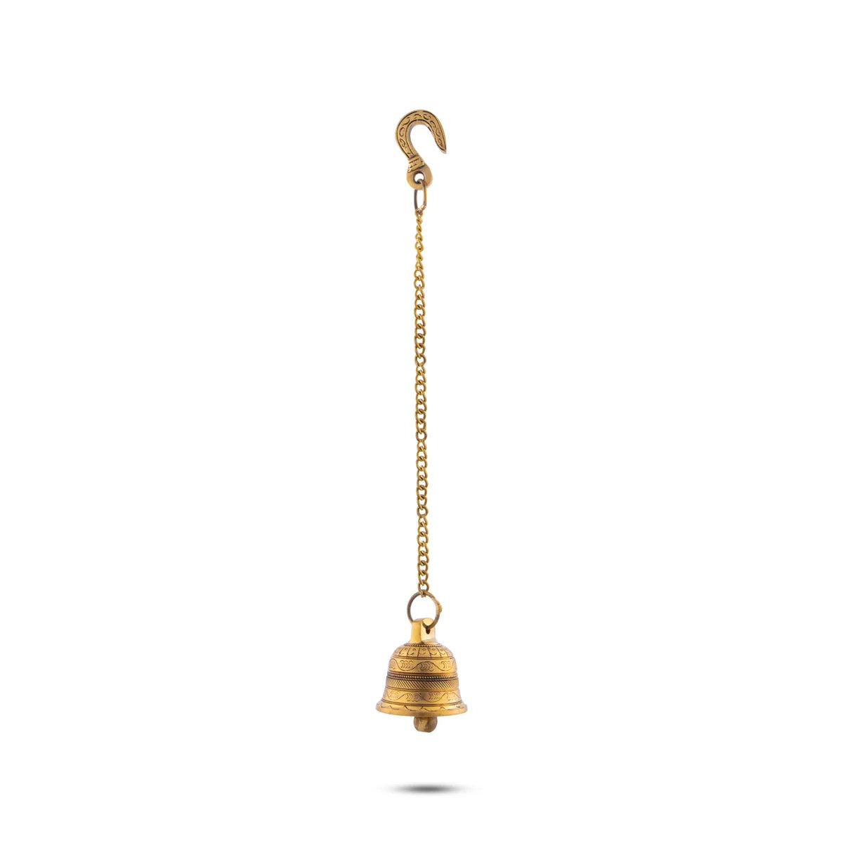 Giri - Brass Hanging Bell With Chain | Pooja Bell | Mandir Bell — Giri ...