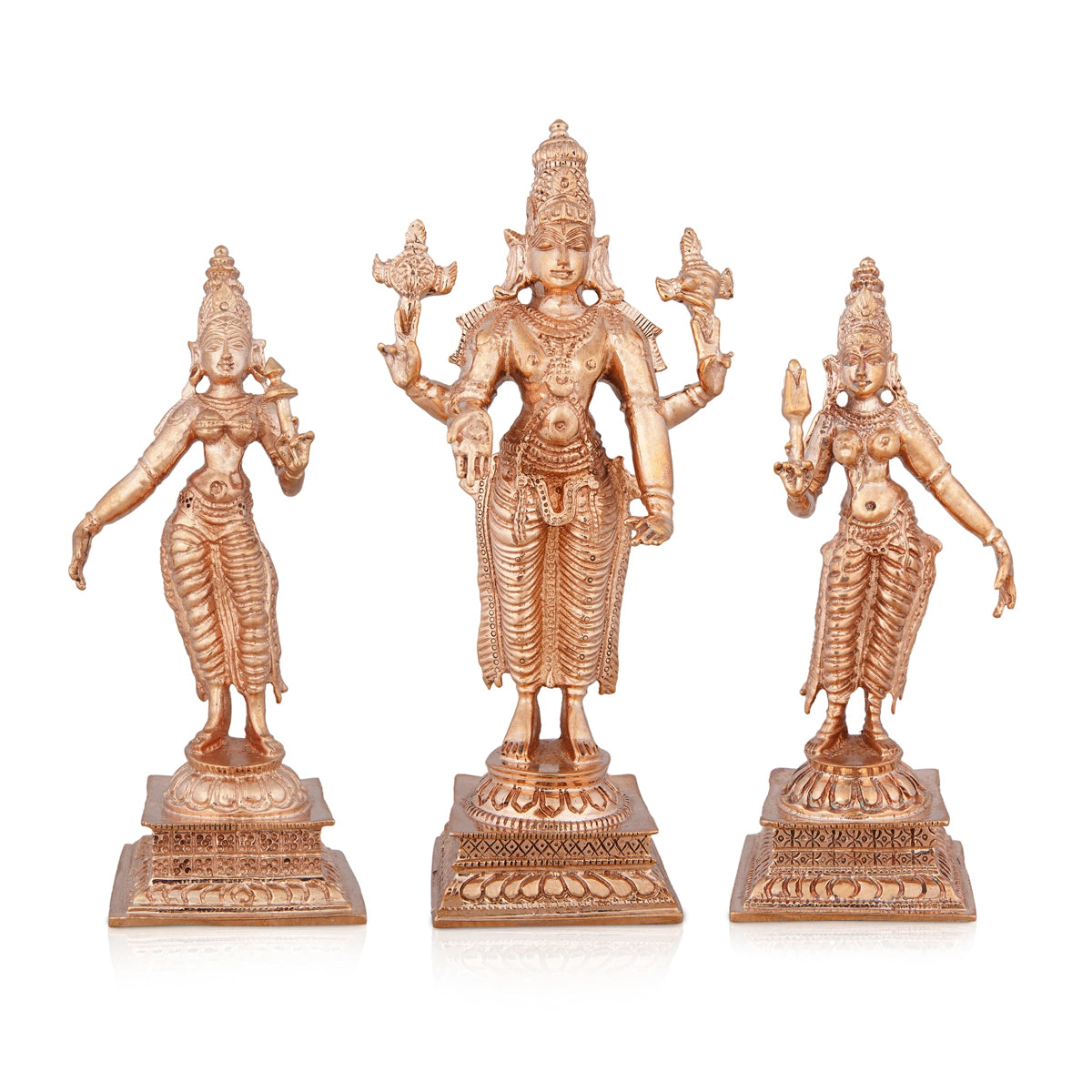 Giri - Balaji Sridevi Bhudevi Set | Panchaloha Idols | Sridevi Statue