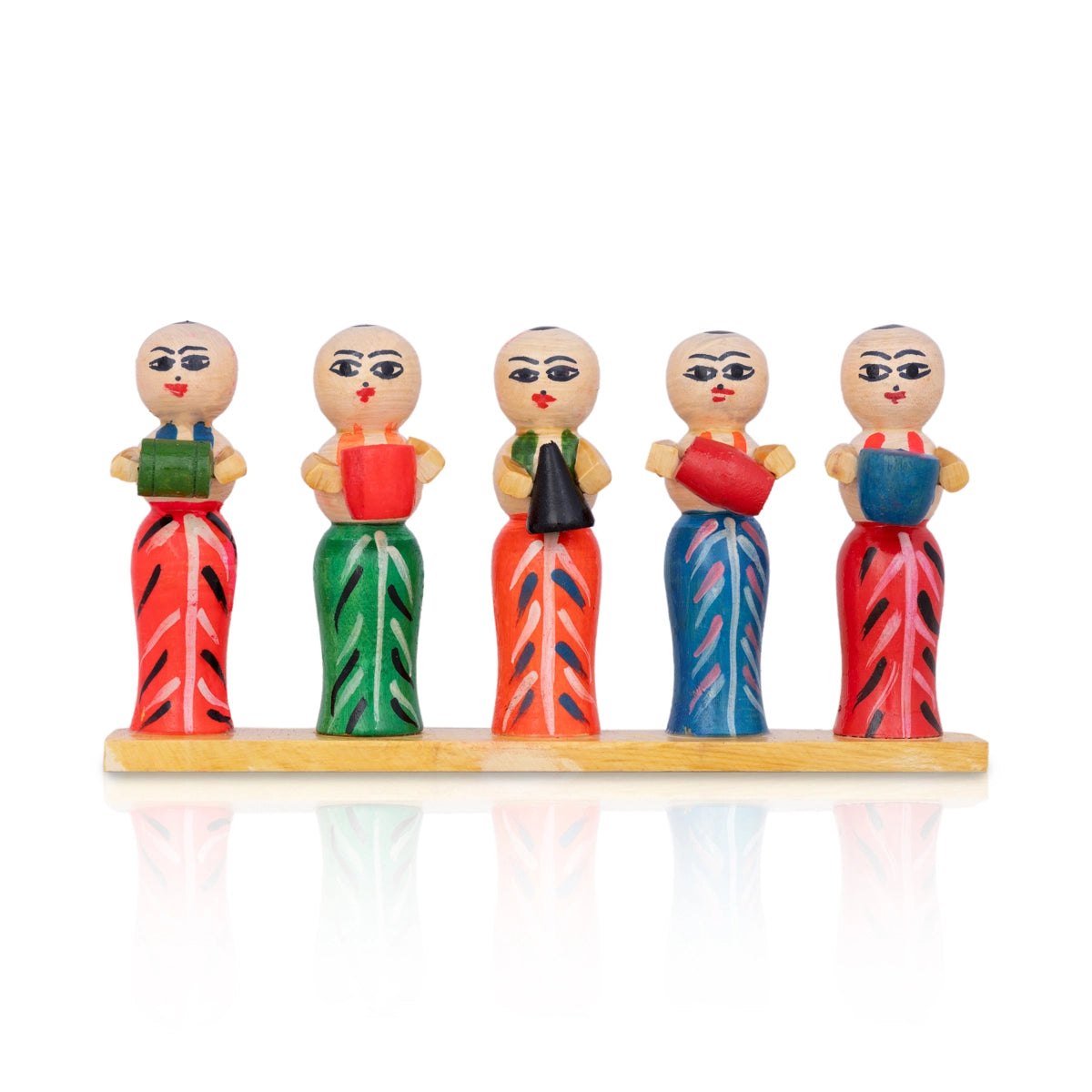 Giri - Wooden Band Set | Wooden Musical Toys | Colourful Wooden Toys
