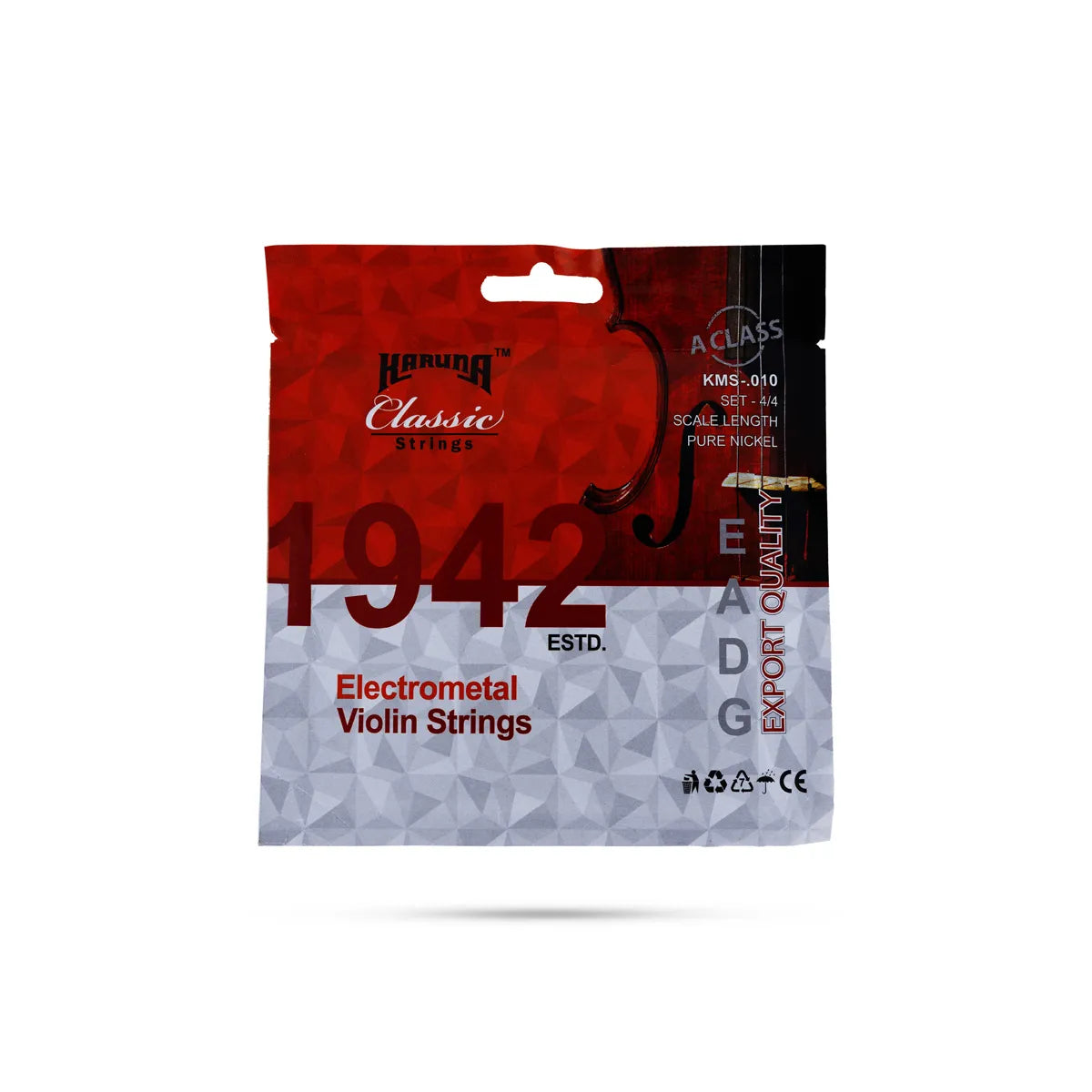 Karuna Electrometal Violin String Set | 4/4 Violin Strings / Coloured