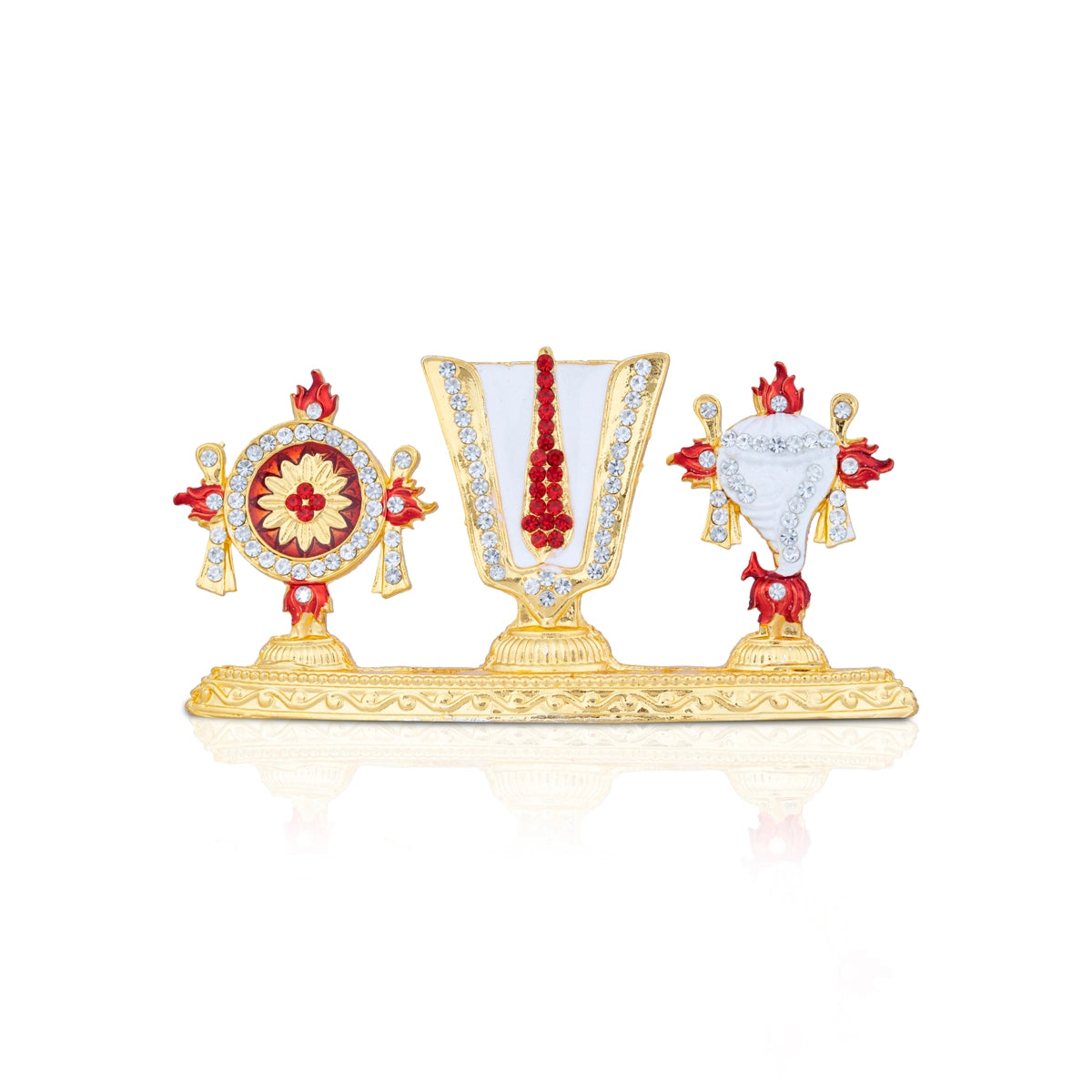 Giri - Stone Tirupati Balaji Shanku Chakra Namam | God Ornaments — Giri ...