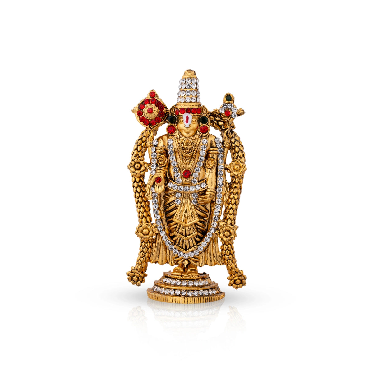 Giri - Pushpa Balaji Murti | Perumal Statue | Gold Plated Balaji Idol