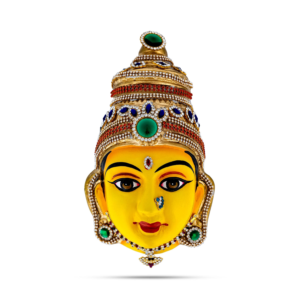 Giri - Devi Face Stone Decoration | Amman Face Decoration | Golu Doll