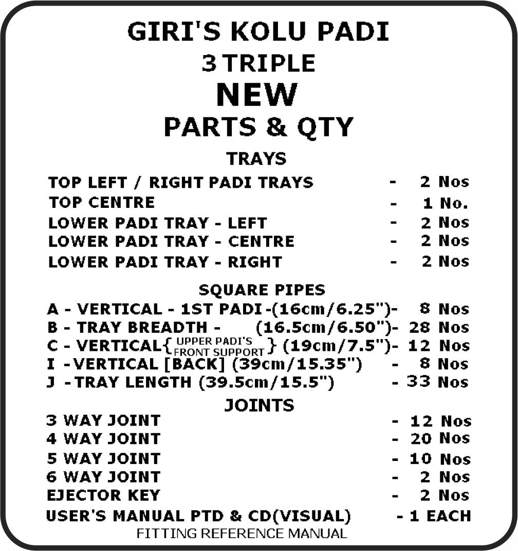 Giri - 3 Steps Golu Padi | Golu Stand | Triple Size Kolu Step