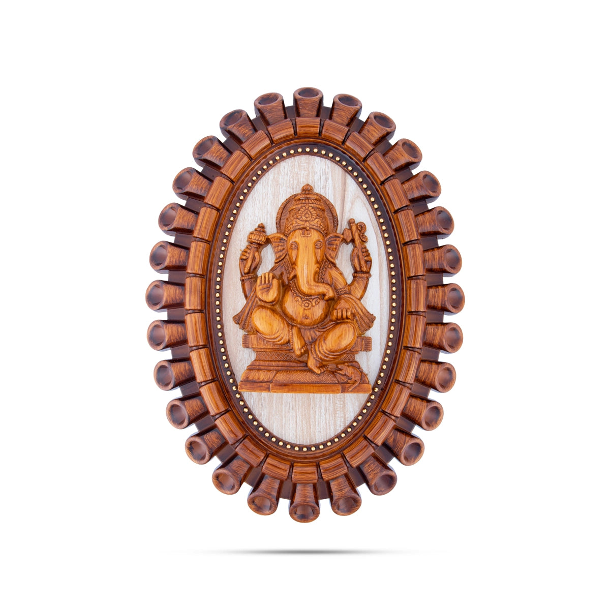 Ganesha Photo Frame - 14 x 10 Inches | Plastic Picture Frame/ Wooden P