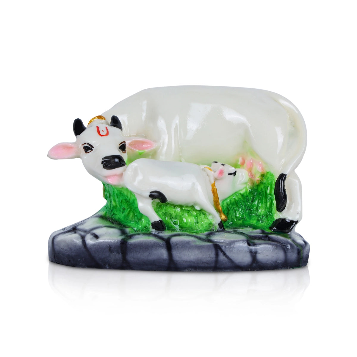 Giri - Cow And Calf Statue | Idol for Gifts | Kamadhenu Statue