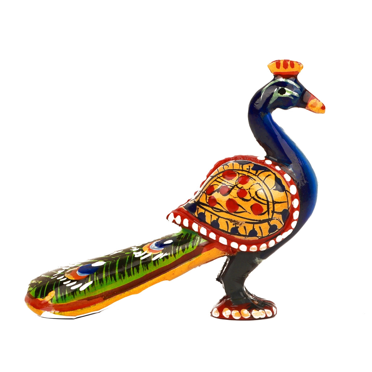 Giri - Wooden Peacock Statue | Peacock Sculpture | Peacock Idol
