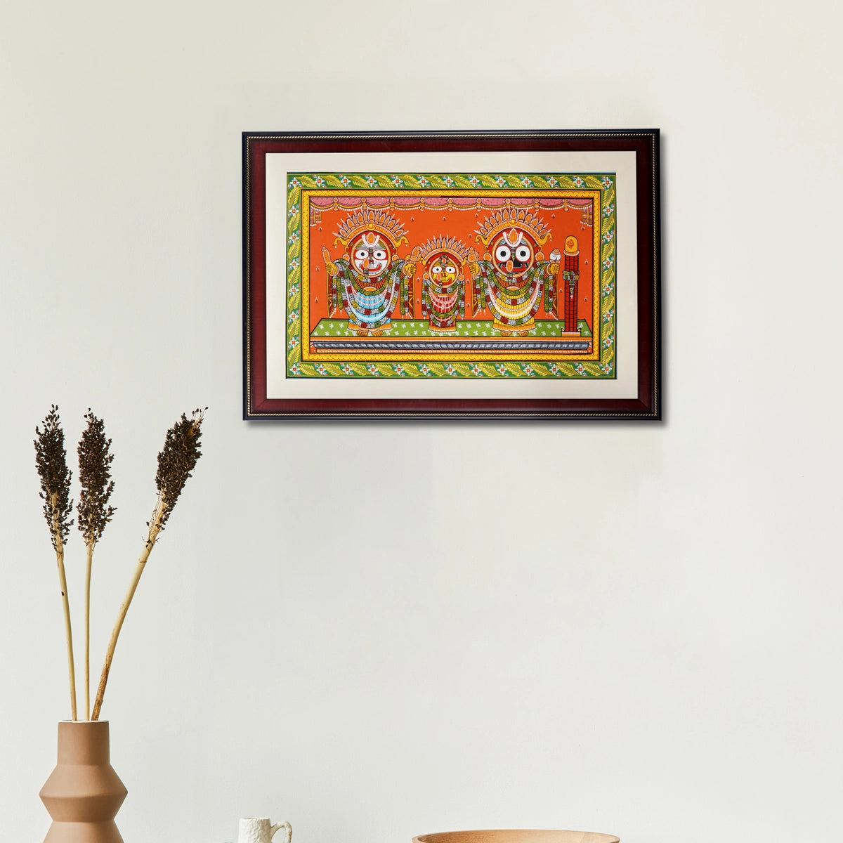 Giri - Hand Painted Pattachitra Painting Frame | Jagannath Photo Frame