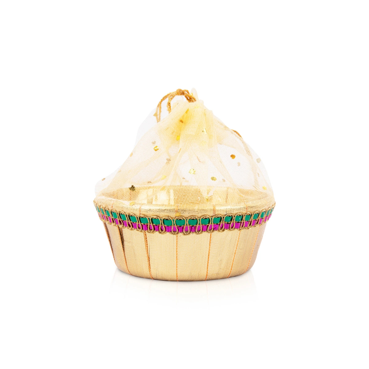 Giri - Tokri Basket with Net | Fancy Storage Basket