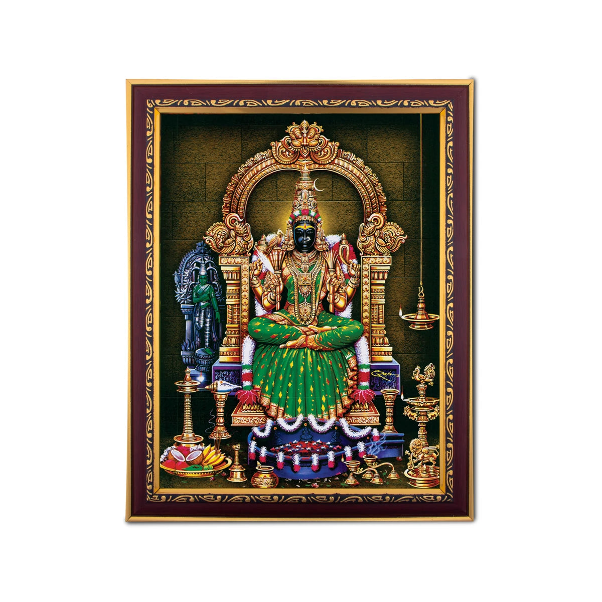 Giri - Kanchi Kamakshi Photo Frame | Goddess Photo Frame — Giri Trading ...