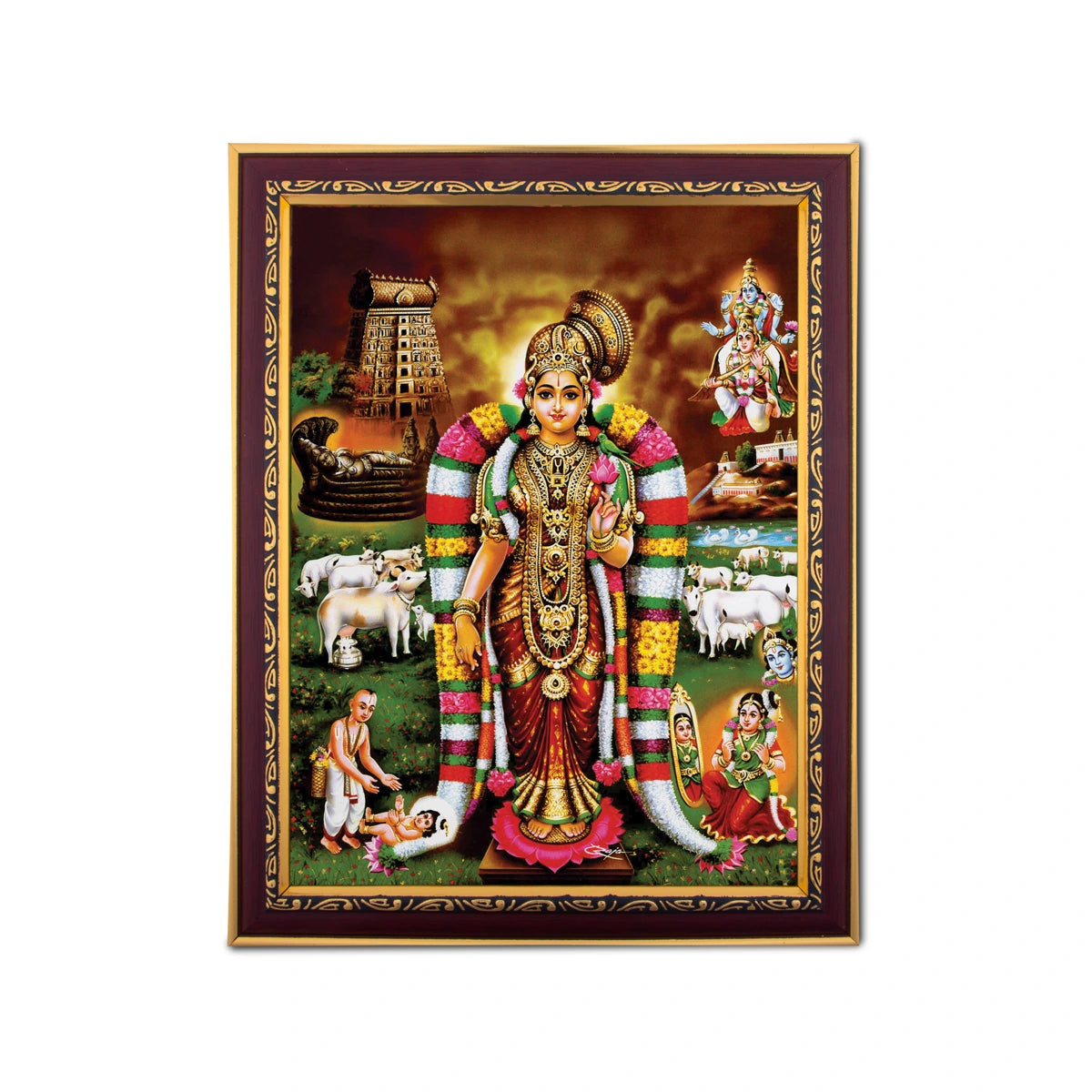 Giri - Andal Photo Frame | Goddess Photo Frame For Pooja Room — Giri ...