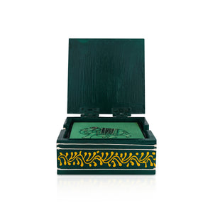 Wooden Painted Tea Coaster Set | Tea Set | Tea Coaster Set