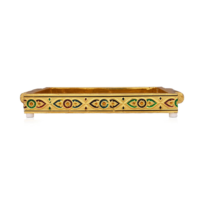 Giri - Pooja Tray | Gold Plated Tray | Serving Trays — Giri Trading ...