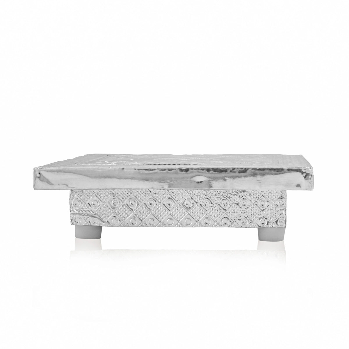 Giri - Silver Bajot | Pooja Chowki | Silver Stool For Pooja