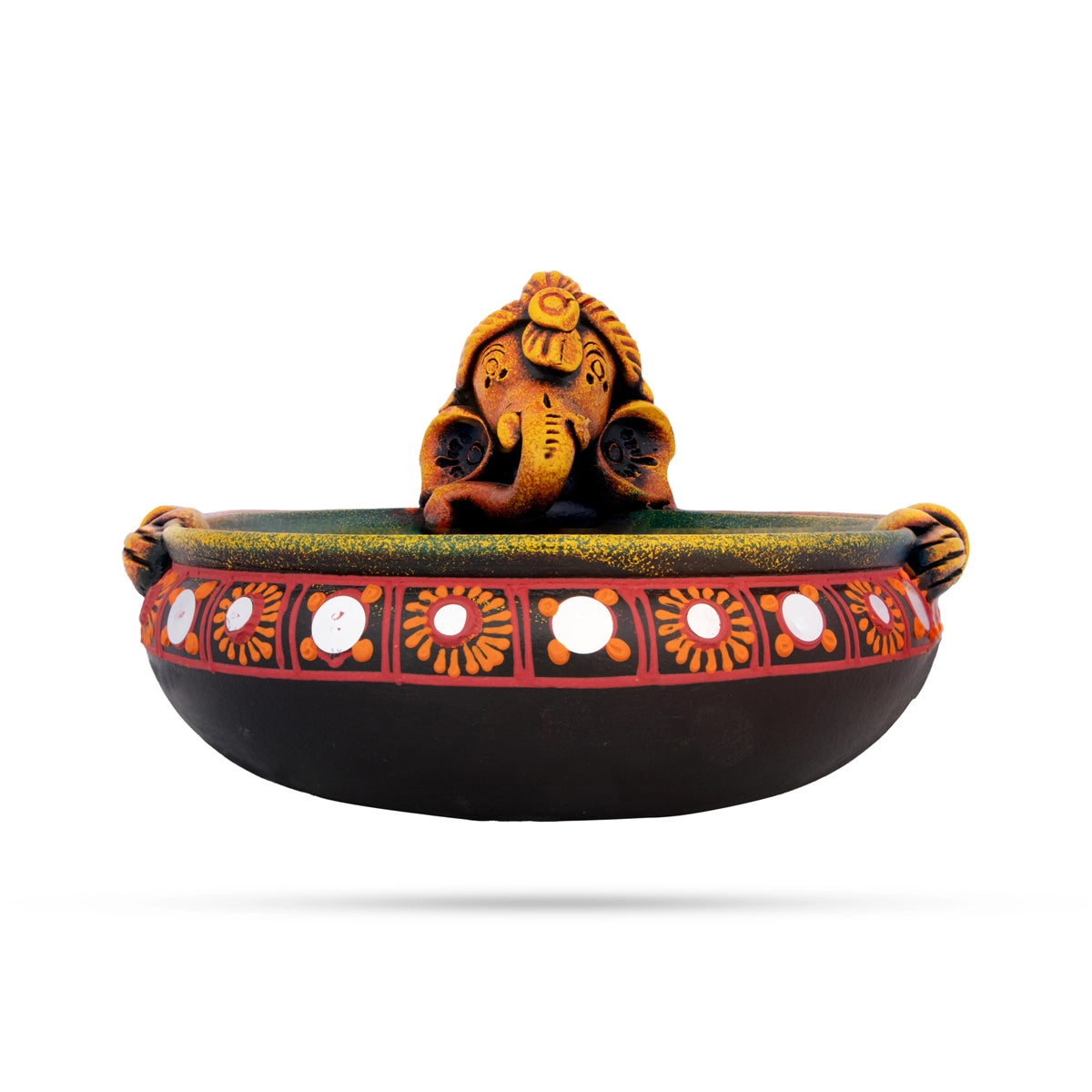 Giri - Ganesha Urli | Clay Urli Bowl | Urli Pot