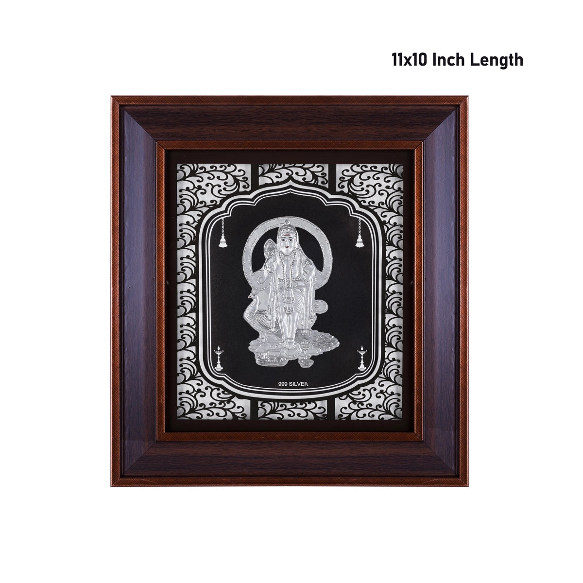 Giri - Silver Murugan Photo Frame | God Photo Frame