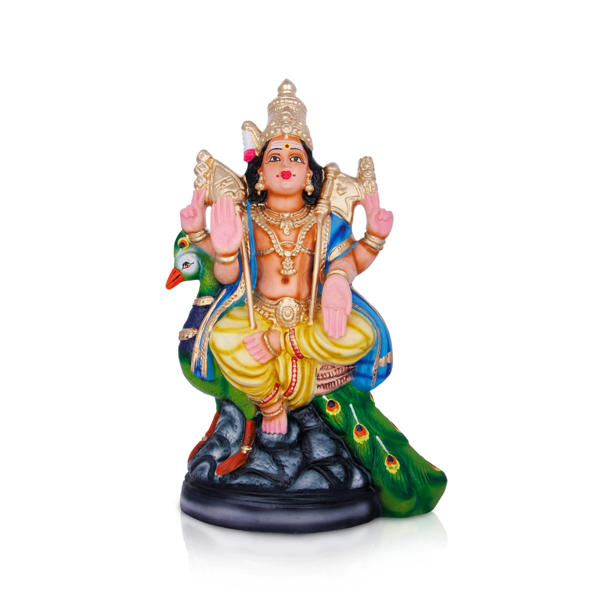 Giri - Murugan Sitting Statue | Golu Dolls | Paper Mache Dolls