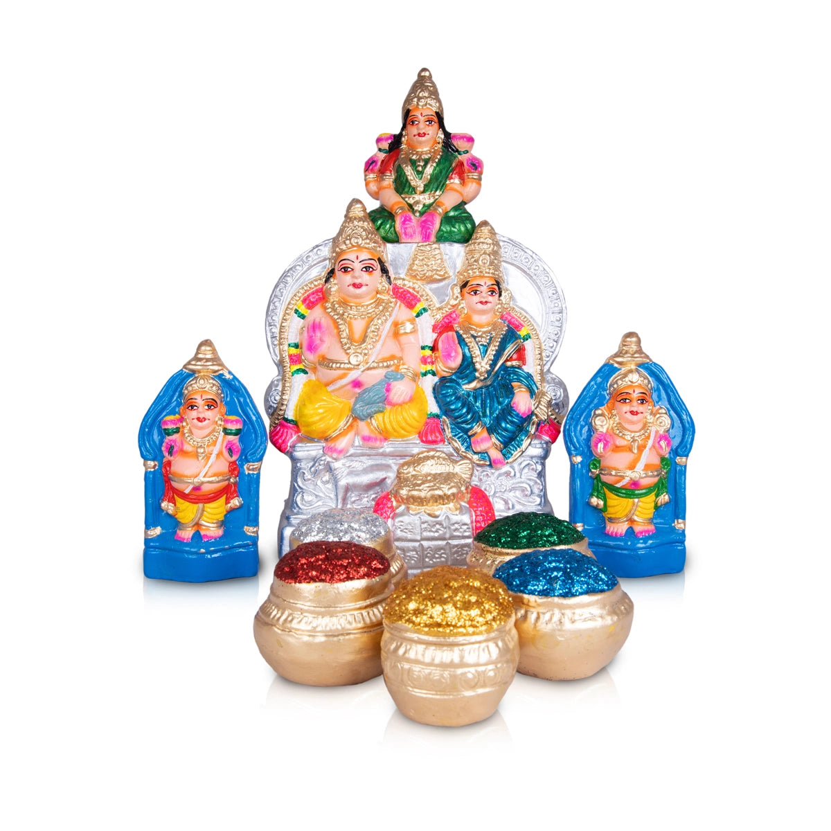Giri - Lakshmi Kuberar Set Clay Idol