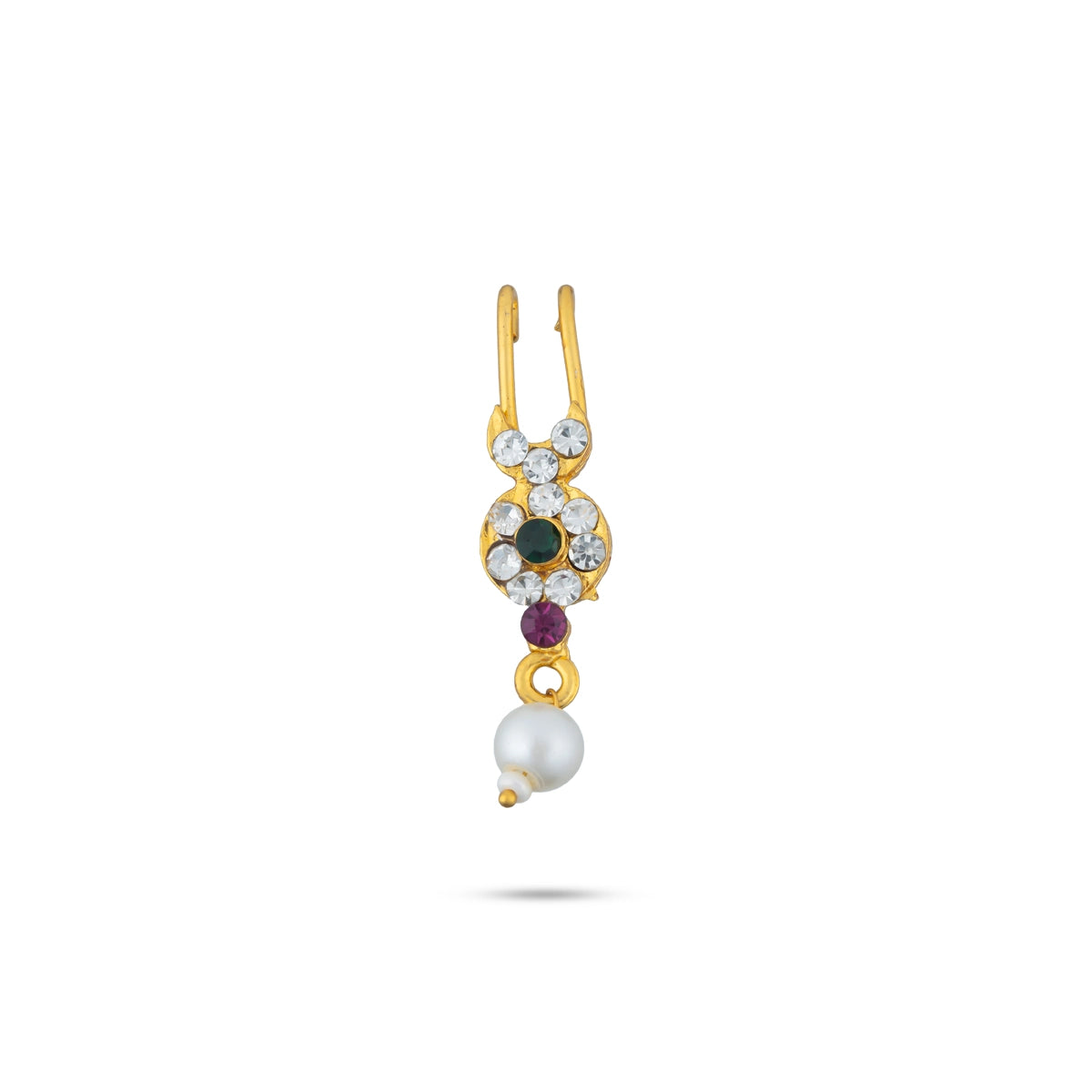 Giri - Nathu Bullaku | Stone Nose Pin | God Accessories