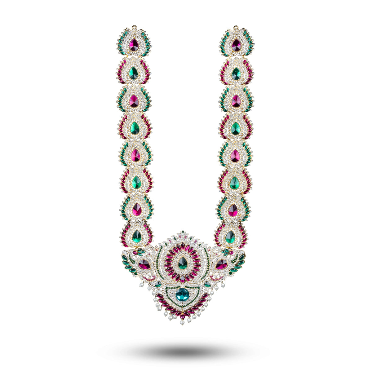 Stone Haram - 24 Inches | Multicolour Stone Jewellery/ Long Necklace f ...