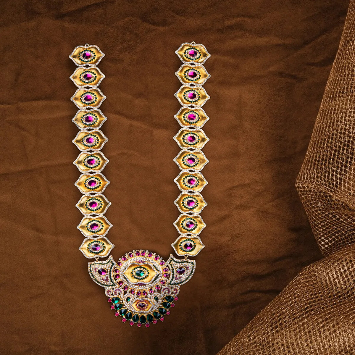 Stone Haram - 22 Inches | Multicolour Stone Jewellery/ Long Necklace f ...