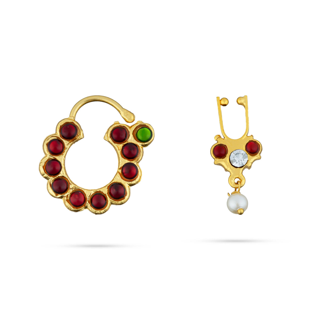 Giri - Nathu Bullaku | Nose Ring in Metal | God Ornamnet