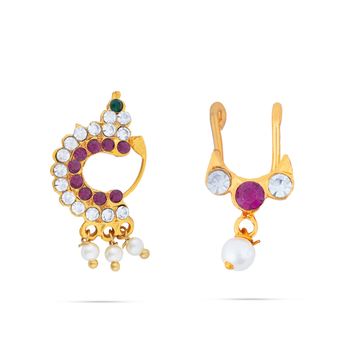 Giri - Bullaku Nose Pin | Nathu Bullaku | Nose Ring Hoop